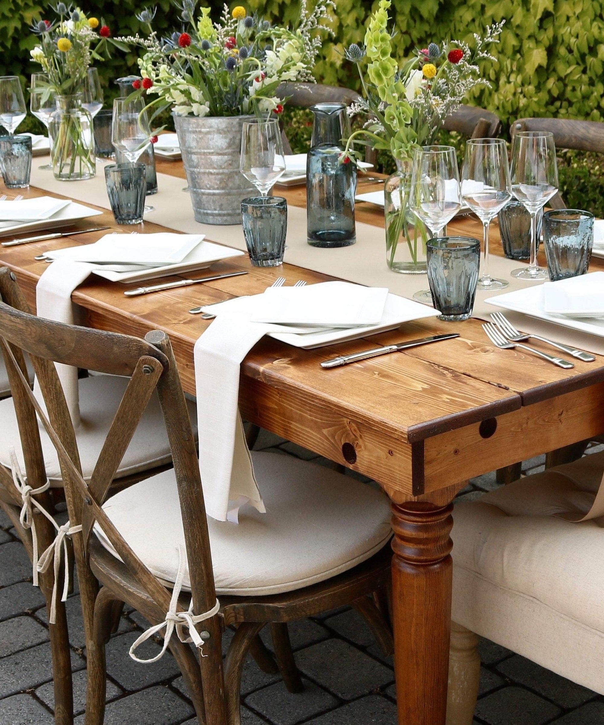 Handmade Farm Table Rentals | San Francisco - Heirloom Events