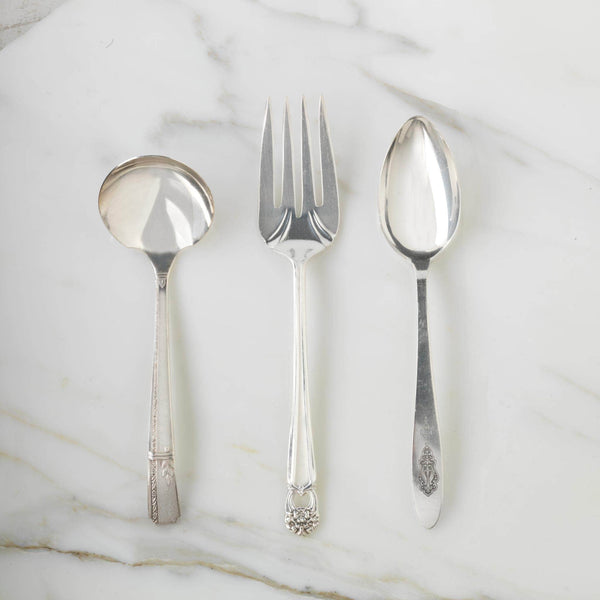 Vintage Silver Servingware - Heirloom Events