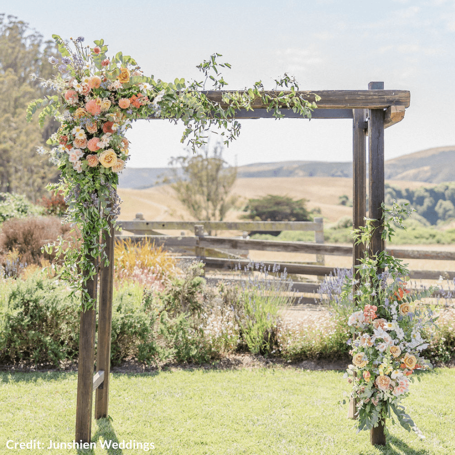 Rustic wedding arch ideas 60 photos - Astyledwedding.com