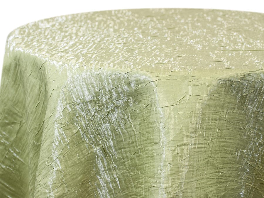 Heirloom Events | Iridescent Crush Table Linen - Celery